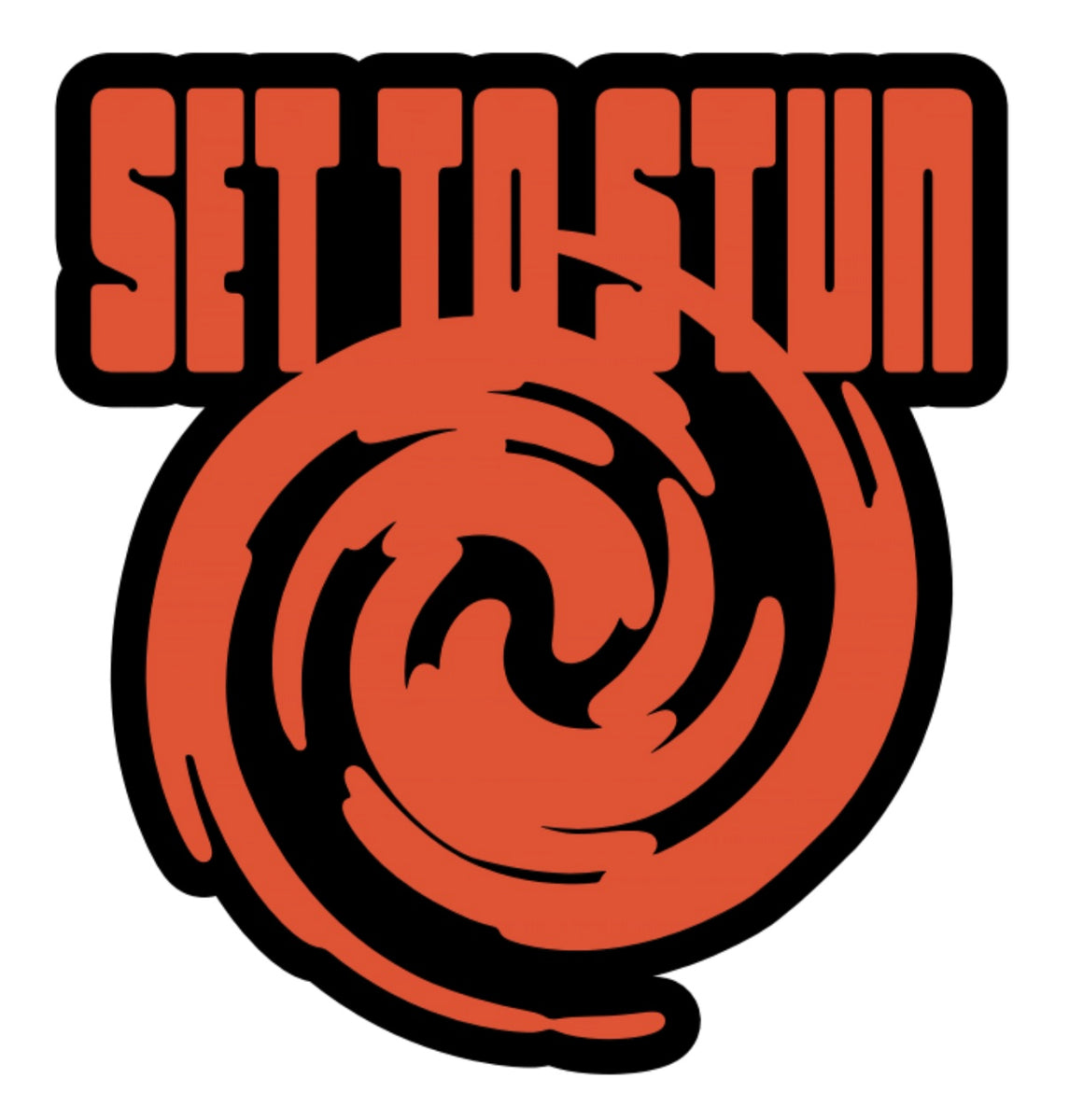 Set to Stun Logo & Swirl Magnet – Gunnersbury Park Museum